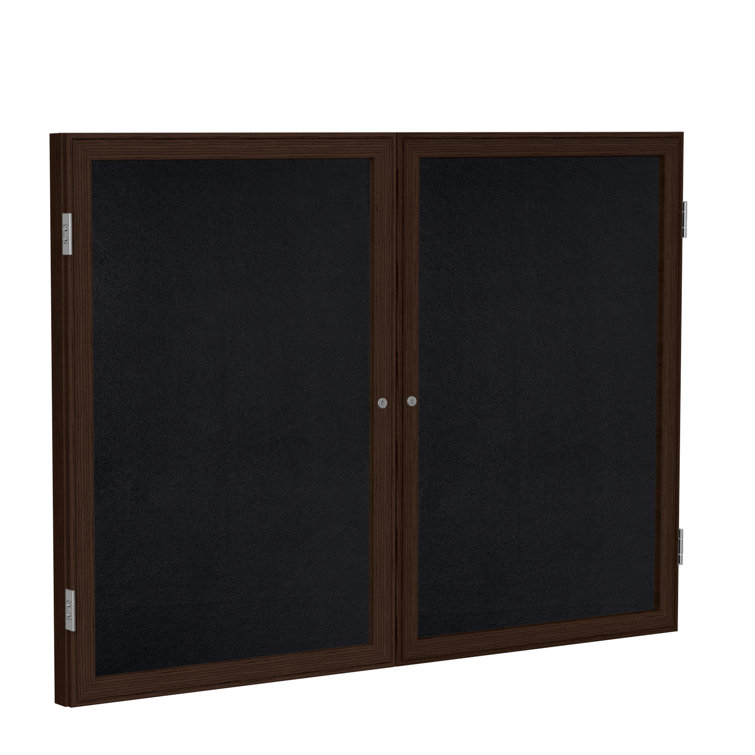 Ghent Enclosed Cabinet Bulletin Board | Wayfair