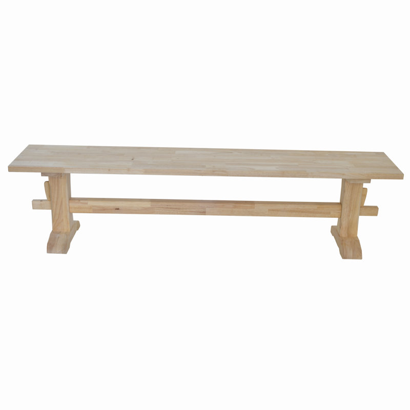 Loon Peak® Trowbridge Wood Bench | Wayfair