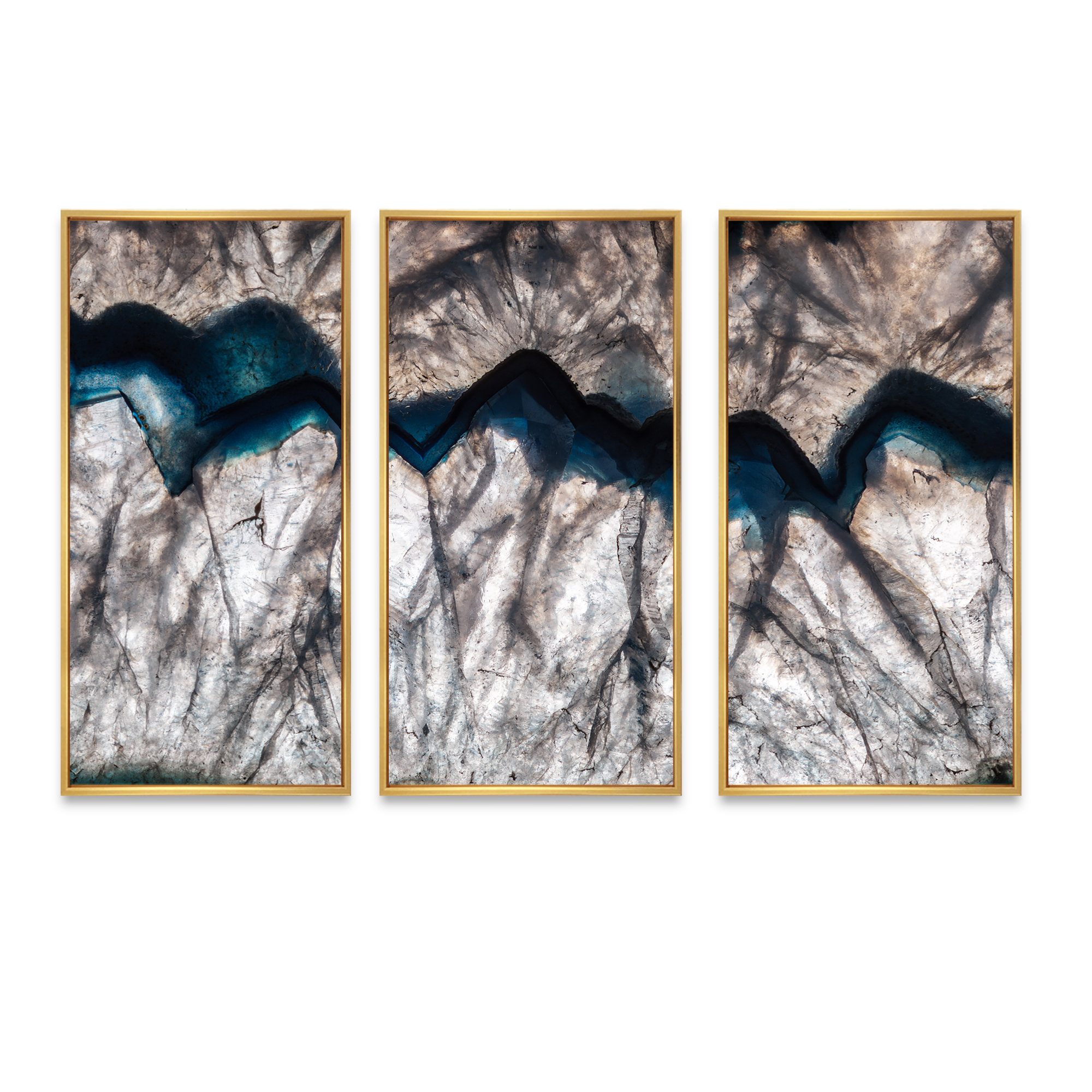 Wrought Studio Backlit Mineral Macro Backlit Mineral Macro - 3 Piece ...