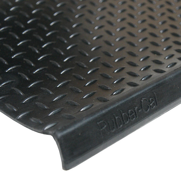 Rubber-Cal, Inc. "Diamond-Plate" Step Non-Slip Rubber Stair Tread ...