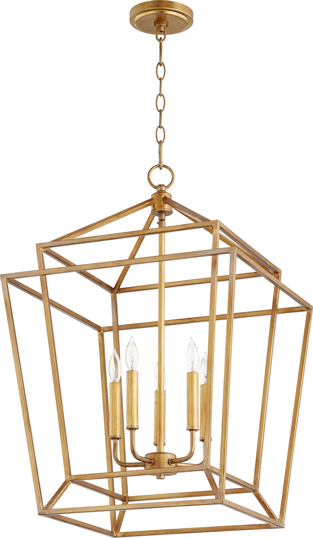 Breakwater Bay Sonnenberg 5 - Light Dimmable Lantern Chandelier ...