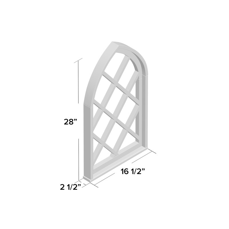 Gracie Oaks Crossed Window Wall Décor & Reviews | Wayfair