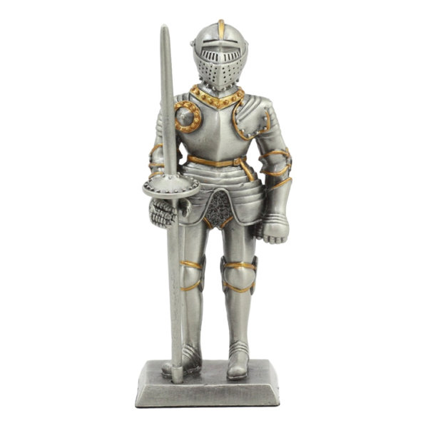 Astoria Grand Tandy Pewter English Knight Figurine | Wayfair