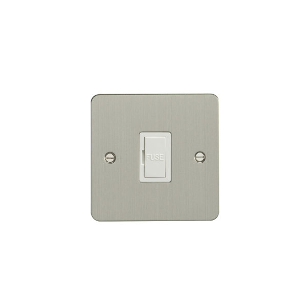 Eurolite Unswitched Fuse Spur Enhance Flat Steel Plate Matching White ...