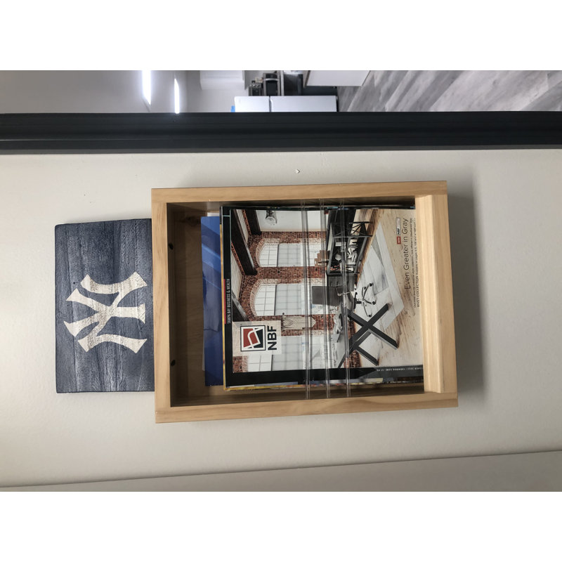 Timber Tree Cabinets Meridian Recessed Magazine Rack | Wayfair