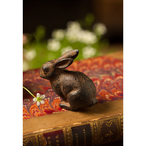 Charlton Home® Tignall Cast Iron Bunny Rabbit & Reviews | Wayfair