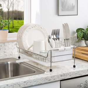 IRIS Stainless Steel Dish Rack | Wayfair