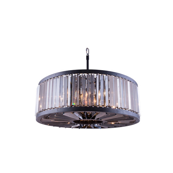 Everly Quinn Dorinda 10 - Light Dimmable Drum Chandelier | Wayfair
