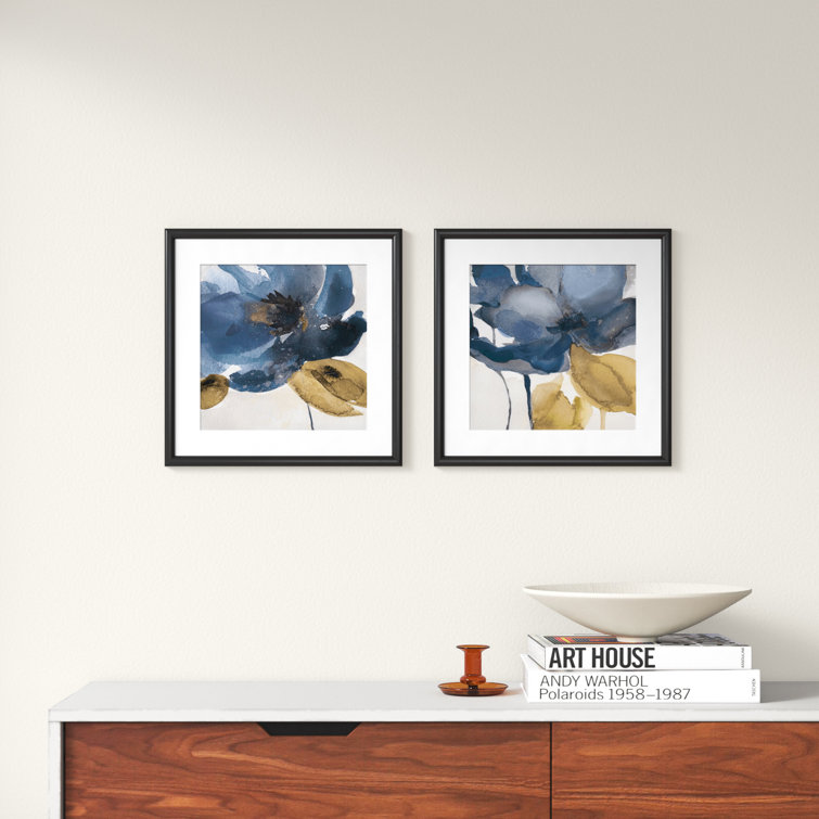 Wade Logan® Blue Note - 2 Piece Picture Frame Set on & Reviews | Wayfair