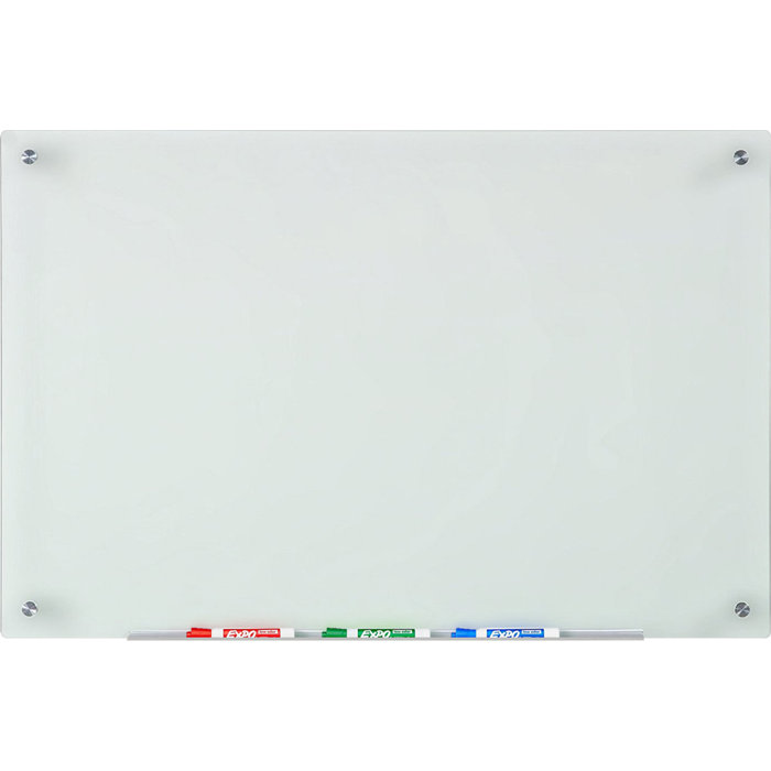 Audio-Visual Direct Wall Mounted Glass Board & Reviews | Wayfair