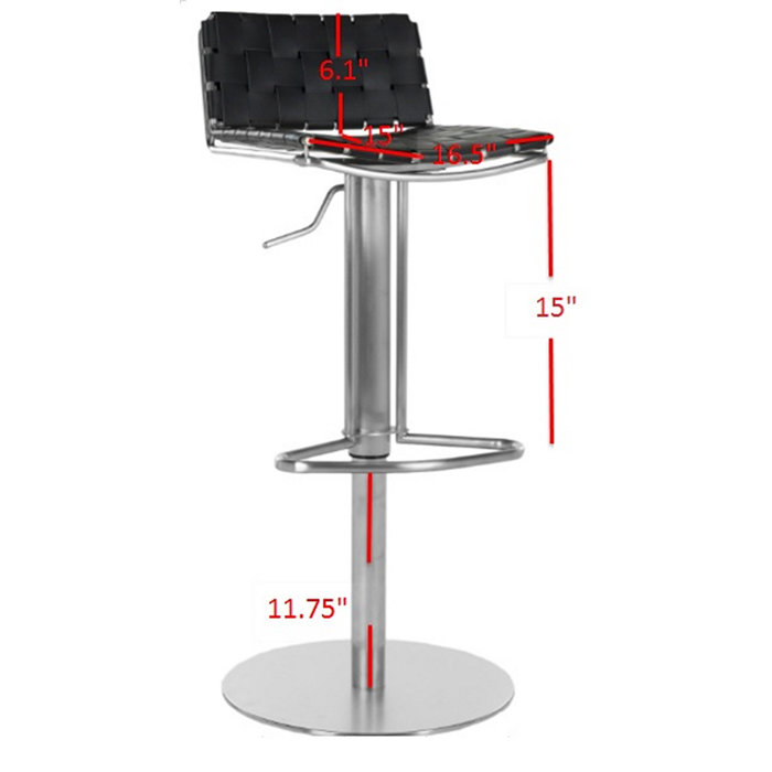 Brayden Studio® Barber Adjustable Height Bar Stool & Reviews | Wayfair