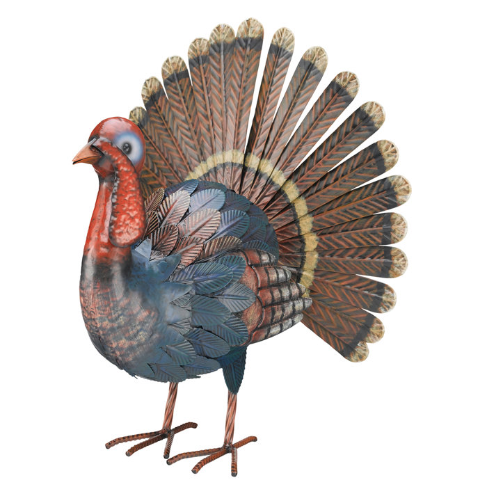 Laurel Foundry Modern Farmhouse Valero Turkey Statue & Reviews | Wayfair
