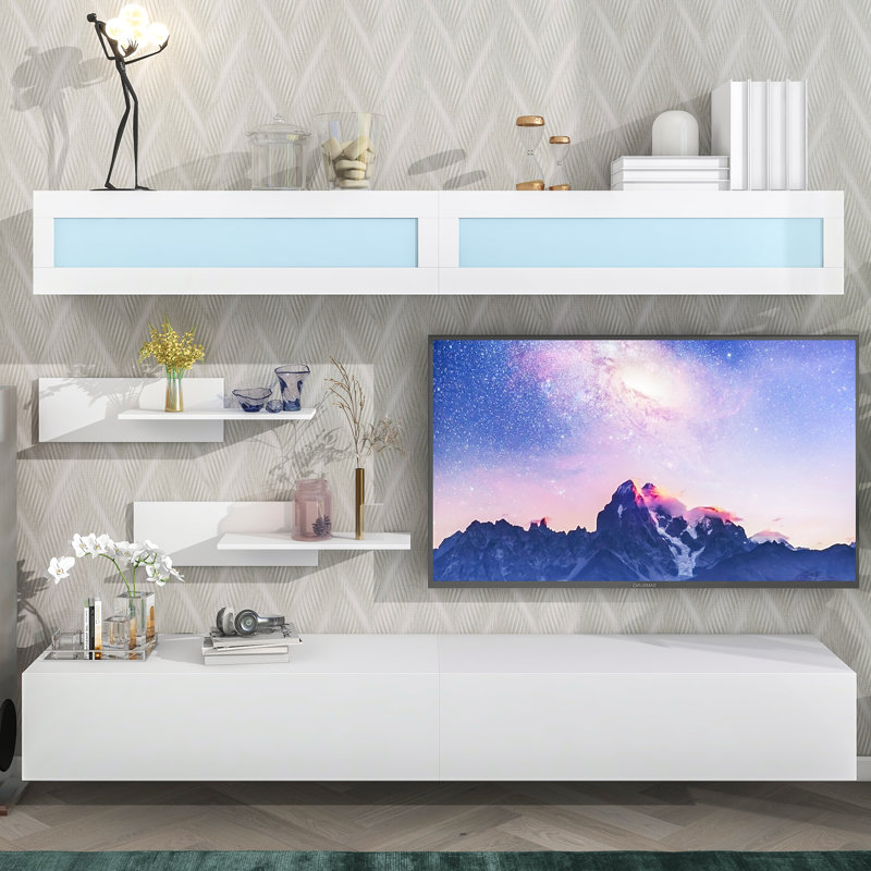 Wrought Studio Floating Entertainment Center for TVs up to 75" | Wayfair