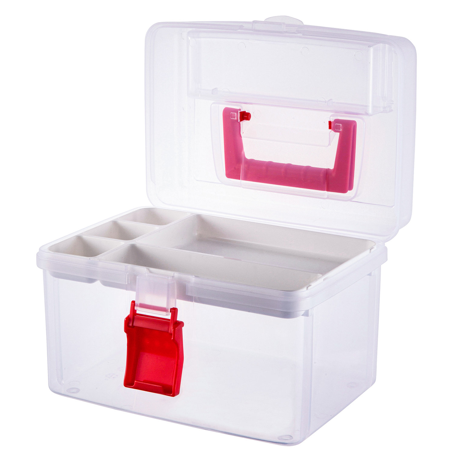 Rebrilliant 2 Tier Supply Plastic Craft Case Box | Wayfair