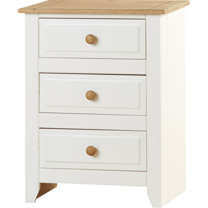 August Grove Katalina Solid + Manufactured Wood Bedside Table & Reviews ...