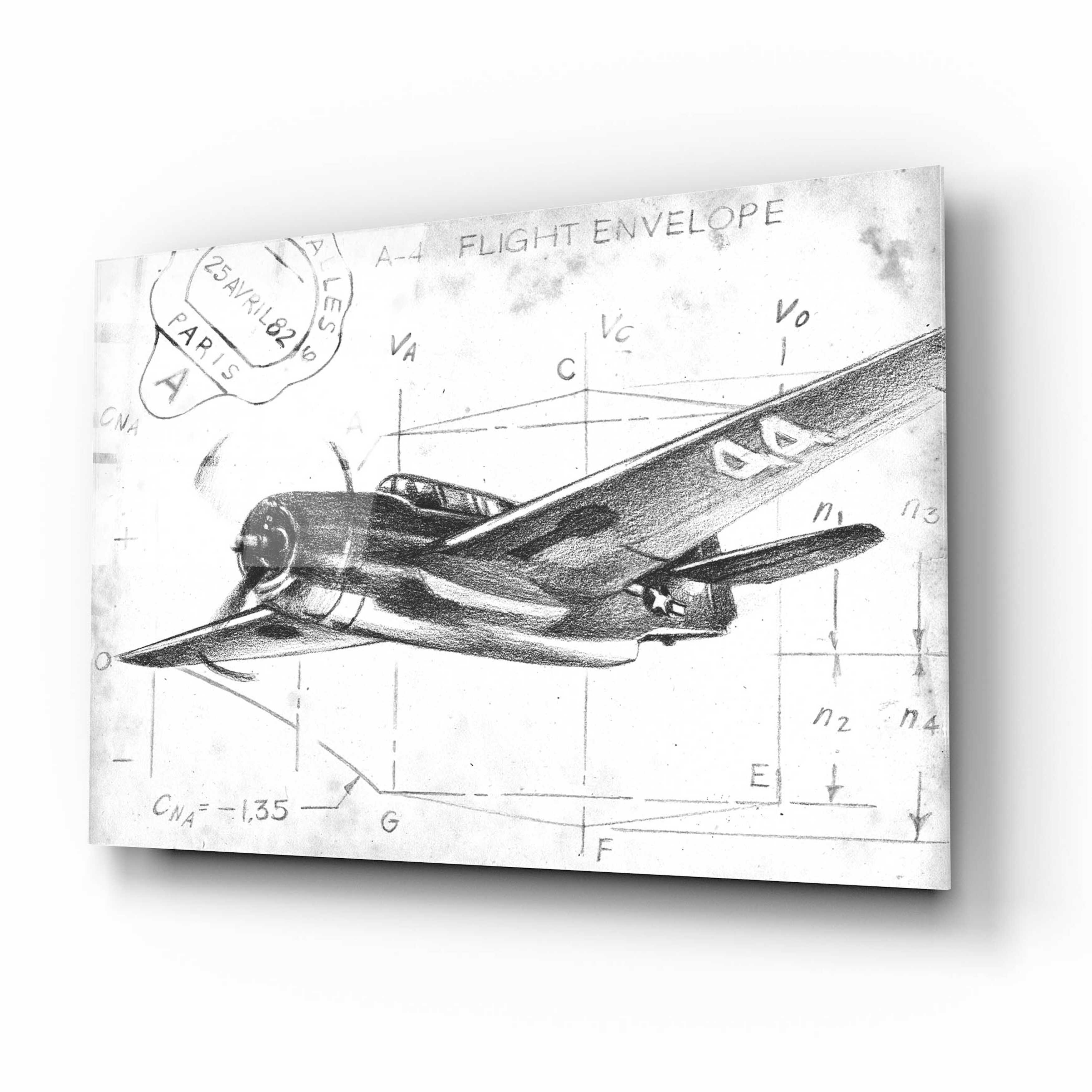 Williston Forge Inverted Flight Schematic II by - Unframed Drawing ...