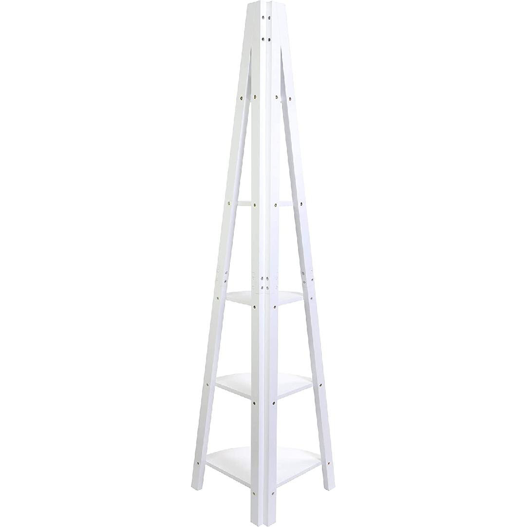Ebern Designs Leoline 5 Piece Triangle Corner Shelf | Wayfair