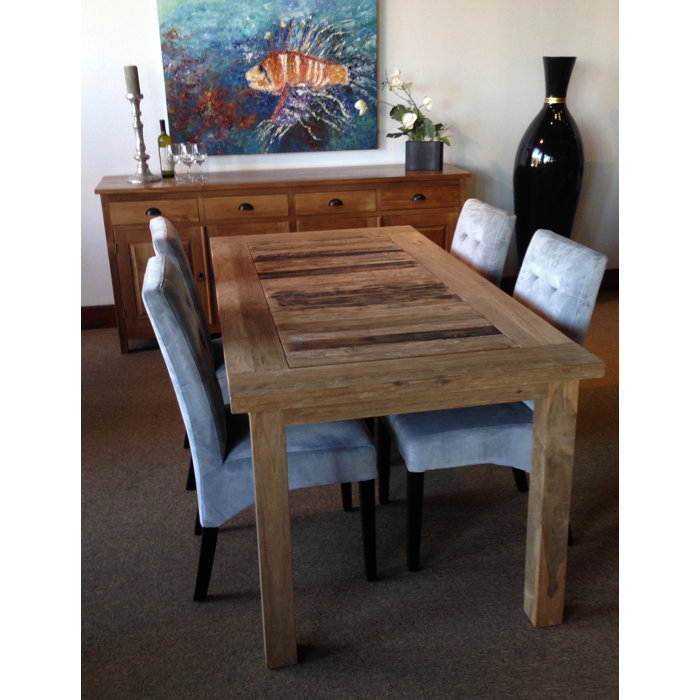 ChicTeak Teak Solid Wood Dining Table | Wayfair