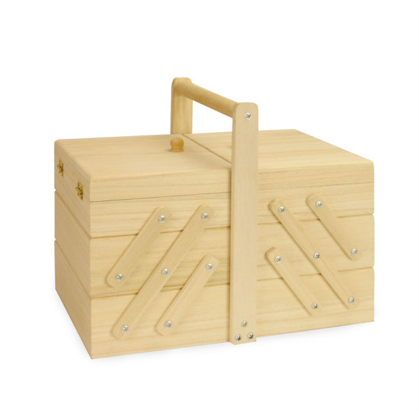 Brambly Cottage Wooden Craft Box | Wayfair.co.uk