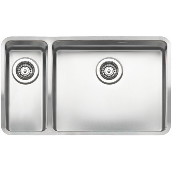 Reginox 440Mm W Stainless Steel Recessed Kitchen Sink | Wayfair.co.uk