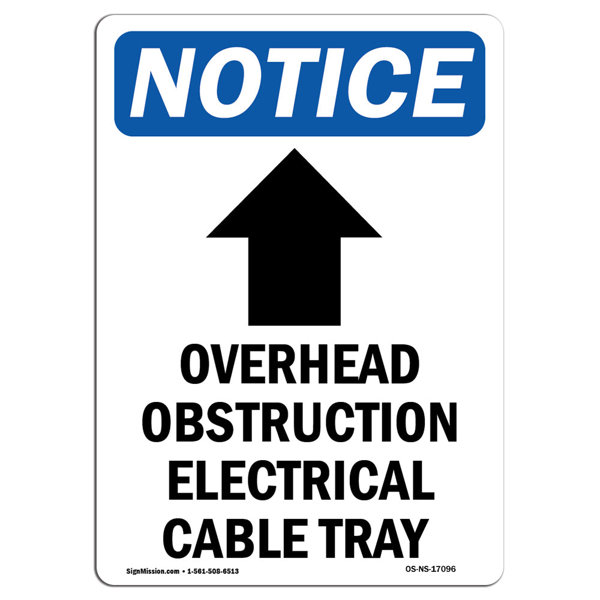 SignMission Overhead Obstruction Sign | Wayfair