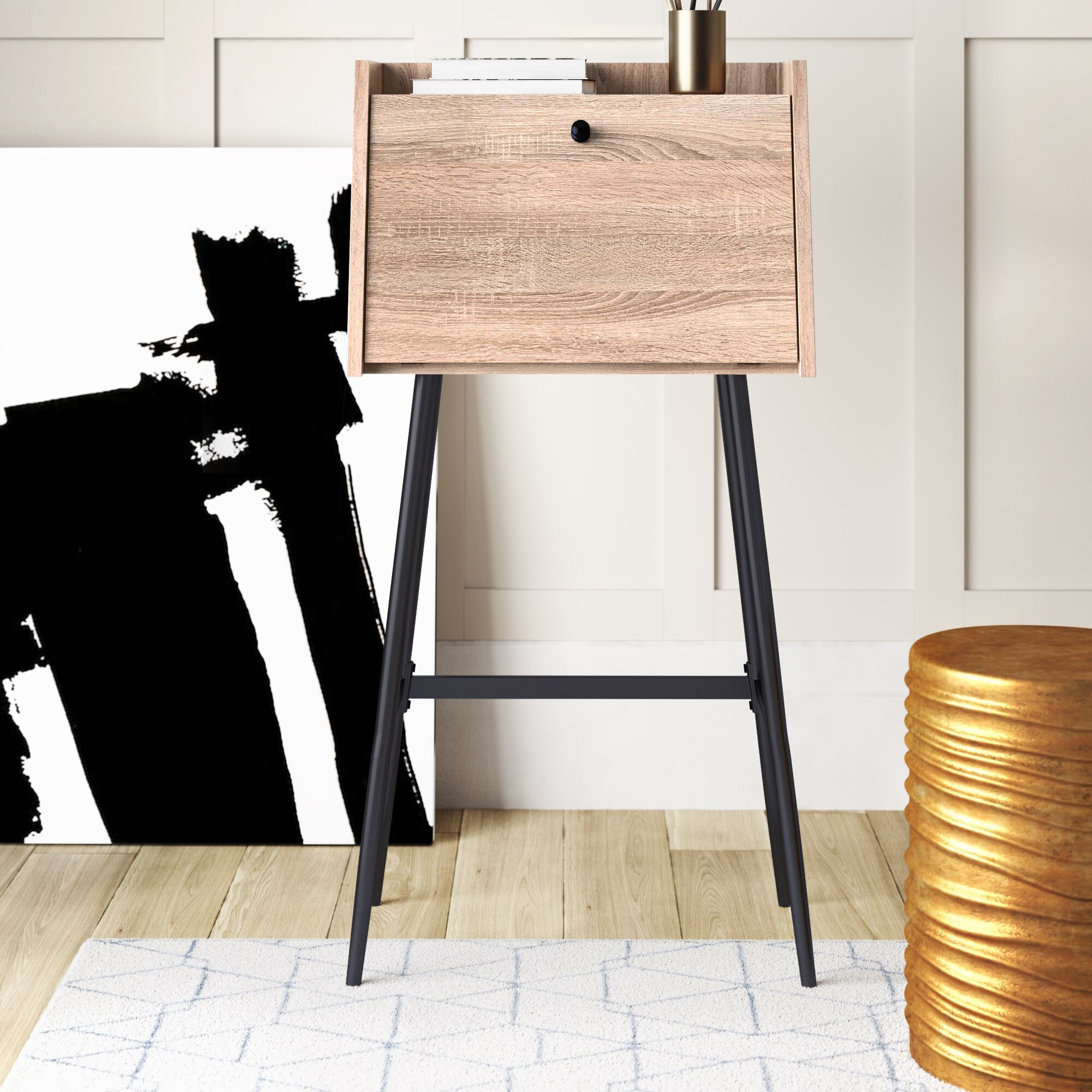 Ivy Bronx Baynton Secretary Desk & Reviews | Wayfair