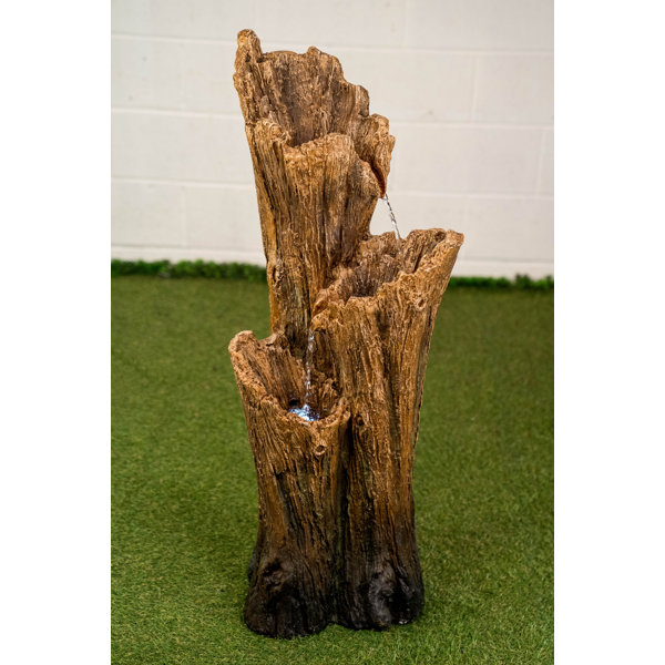 Tree-trunk-waterfall-fountain | Wayfair