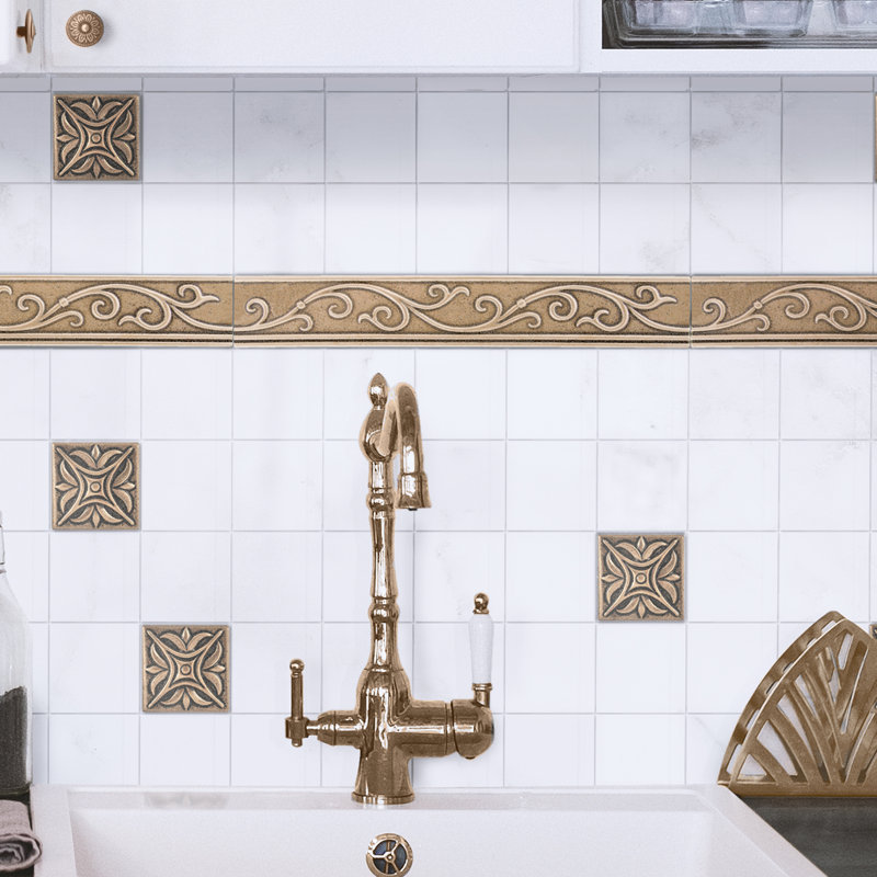 Nichetiles MidWest Star 2" x 2" Resin Decorative Accent Tile | Wayfair