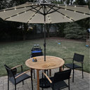 Arlmont & Co. Harmonee Metal Free Standing Umbrella Base & Reviews ...