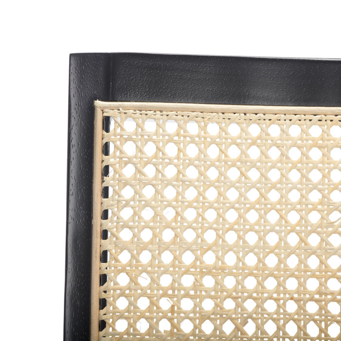 Sand & Stable Kalin Side Chair in Black/Natural | Wayfair