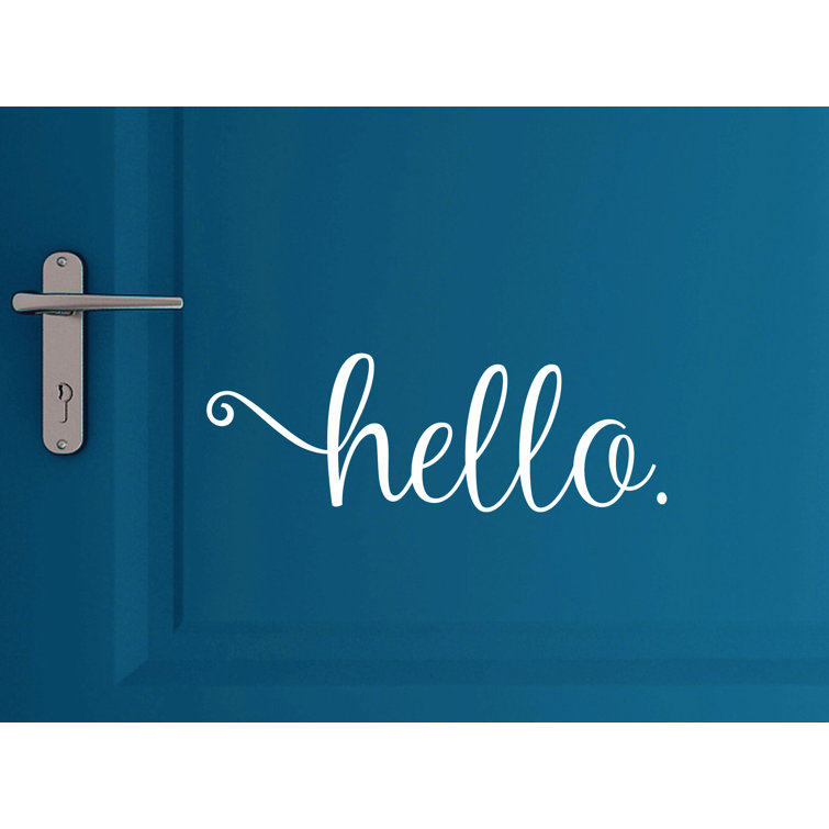 Trule Hello Wall Decal & Reviews | Wayfair