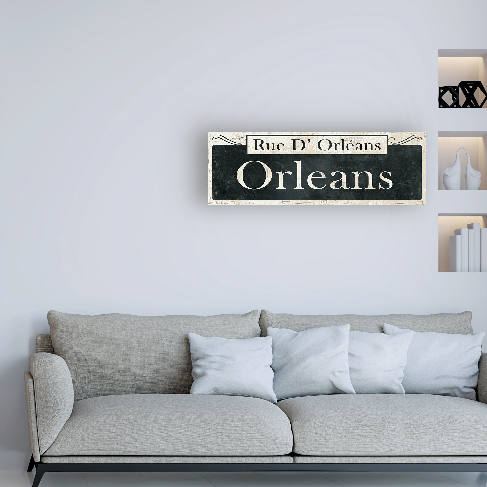 Ebern Designs French Quarter Sign II by Wild Apple Portfolio - Wrapped ...