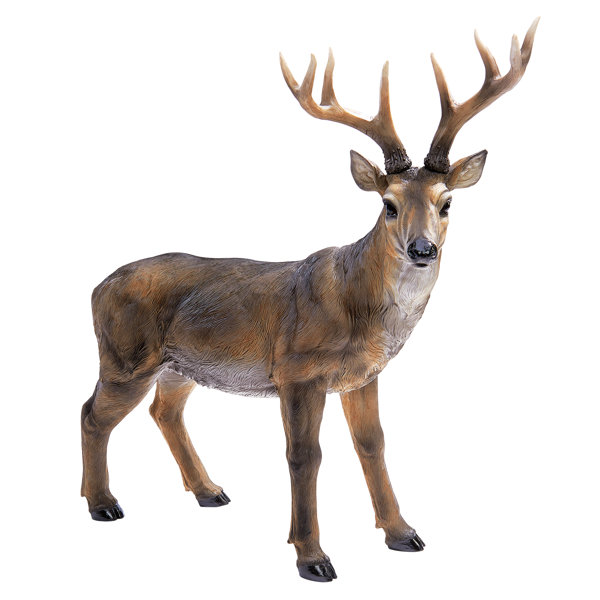 Design Toscano Big Rack Buck Deer Statue & Reviews | Wayfair
