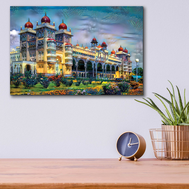 Red Barrel Studio® Epic Art 'Mysore India Royal Palace' By Pedro Gavi ...