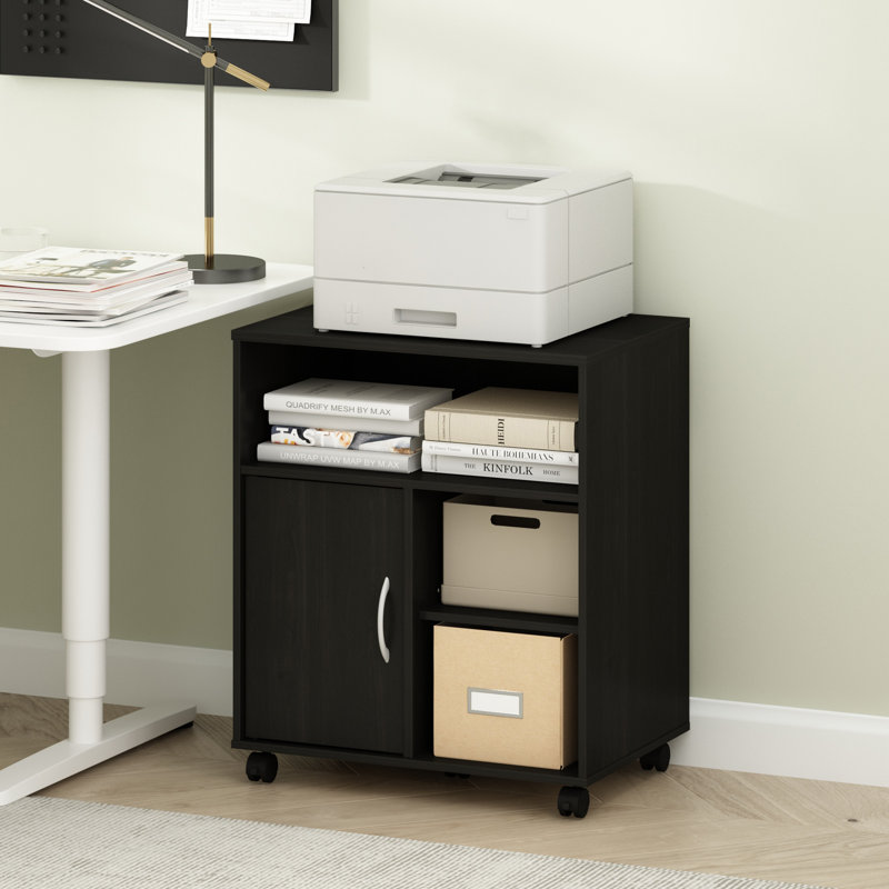 Furinno Econ Mobile Printer Stand with Door | Wayfair