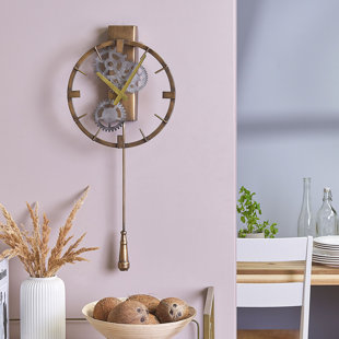 Exposed Gears Wall Clocks You'll Love | Wayfair.co.uk