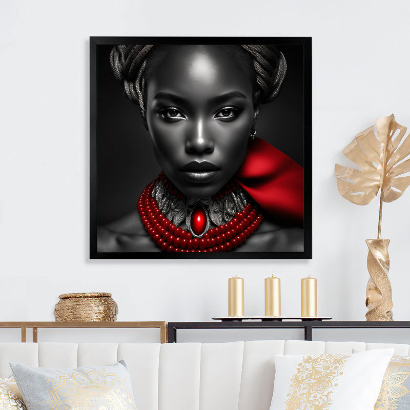 Mercer41 The Lady With The Red Ruby III On Canvas Print | Wayfair