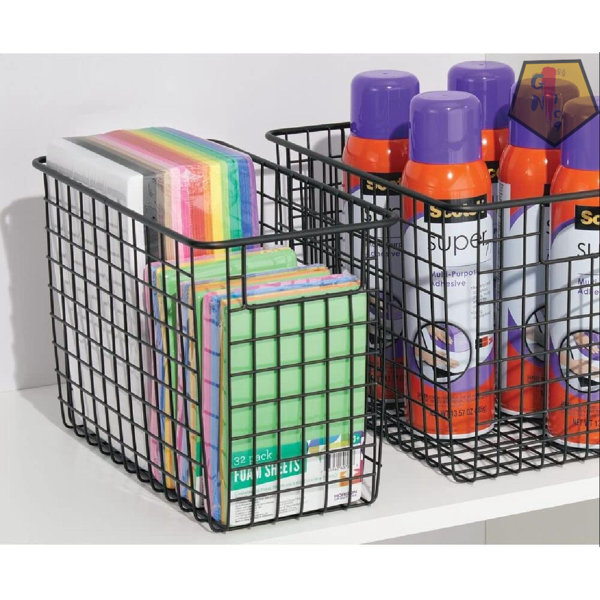 Ivy Bronx Arriell Metal Desk Organizer | Wayfair