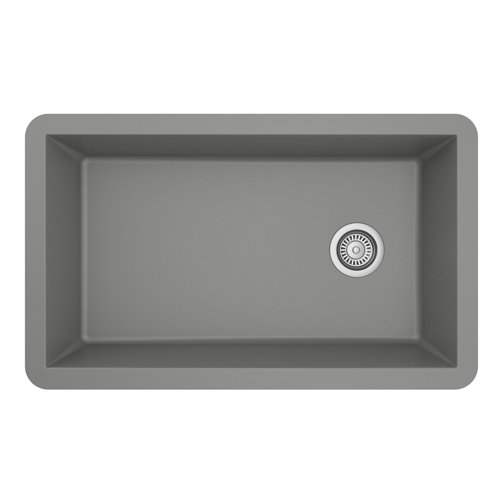 Karran Quartz 31-3/4'' X 19-1/4'' Single Bowl Undermount Kitchen Sink ...
