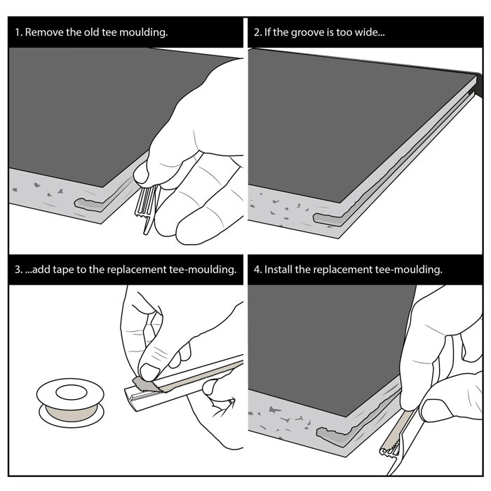 Outwater Plastic T Molding 1 1/4 Inch Flexible Polyethylene Center Barb ...