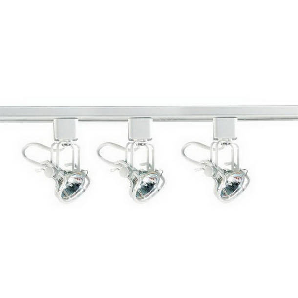 Rainbow Lighting 48'' 3 -Light Standard Track Lighting Track Kit with ...