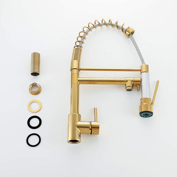 LIYONG Pull Out Kitchen Faucet | Wayfair