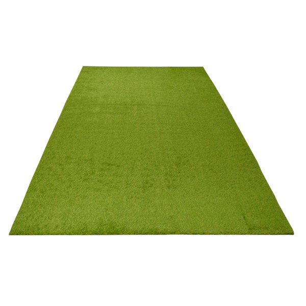 Latitude Run® Weatherproof Turf Artifical Grass Outdoor Large Area Rug ...