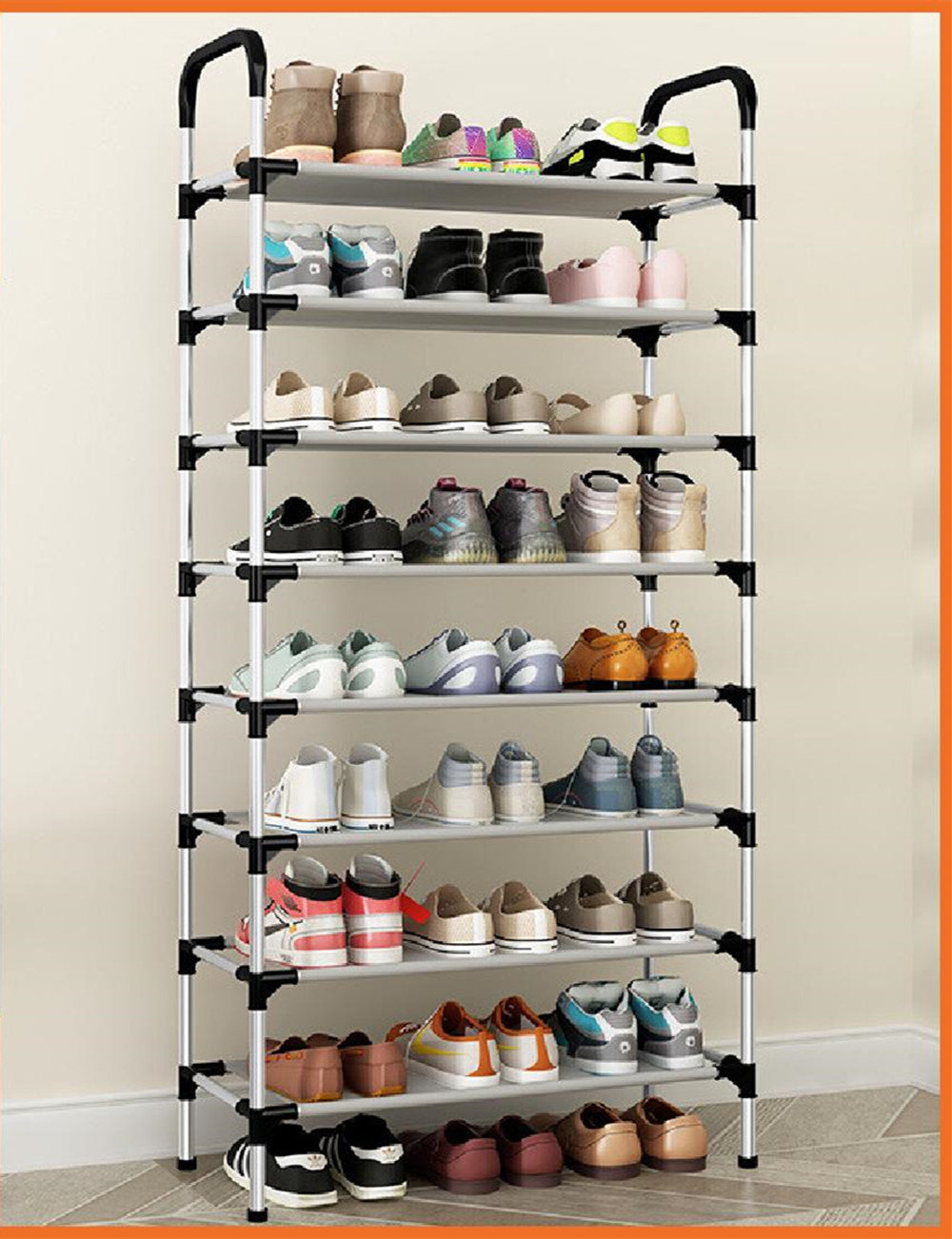 Rebrilliant 24 Pair Shoe Rack | Wayfair