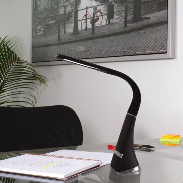 Everly Quinn Cordless Table Lamp, Portable Battery Powered LED Desk ...