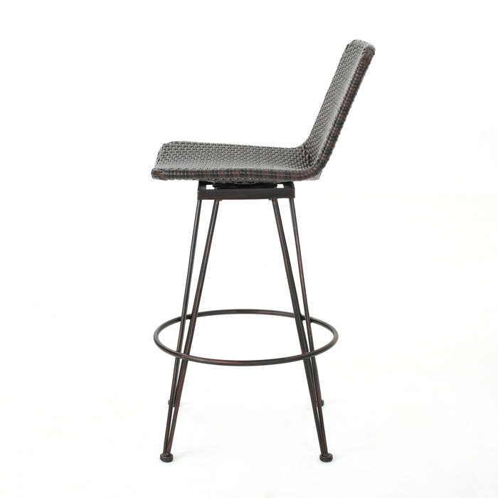 George Oliver Octavius 27" Patio Bar Stool & Reviews | Wayfair