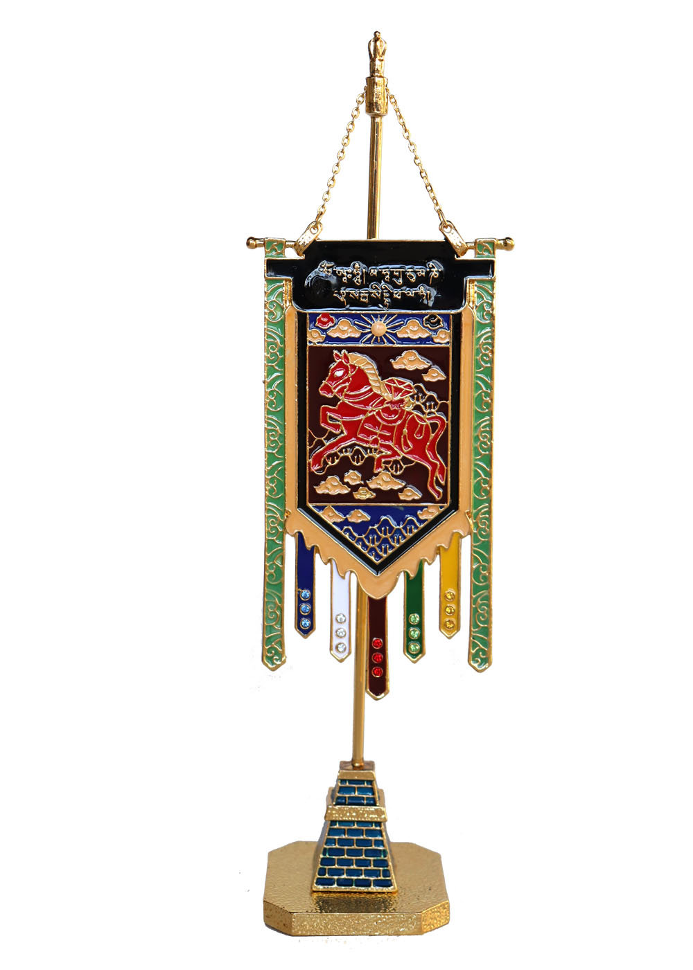 Dakota Fields Windhorse-Boosting Victory Flag Sculpture | Wayfair