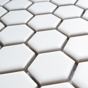 Supreme Tile Tiny 1" x 1" Porcelain Mosaic Wall & Floor Tile & Reviews ...