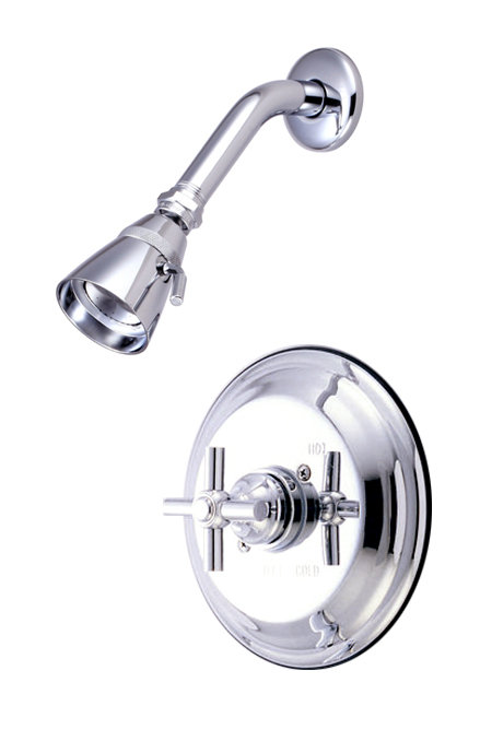 Elements of Design Shower Faucet with Elinvar Cross Handles | Wayfair