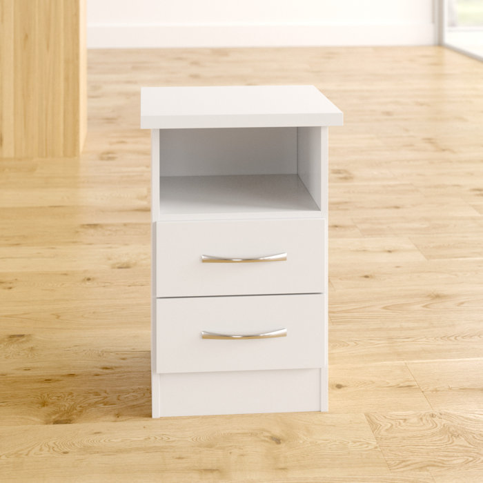 Zipcode Design Cascio Manufactured Wood Bedside Table & Reviews ...